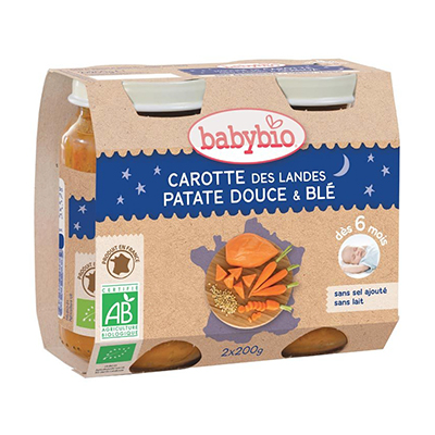 Pure Bio me karrota, patate e ëmbël dhe grurë - Bio Ju