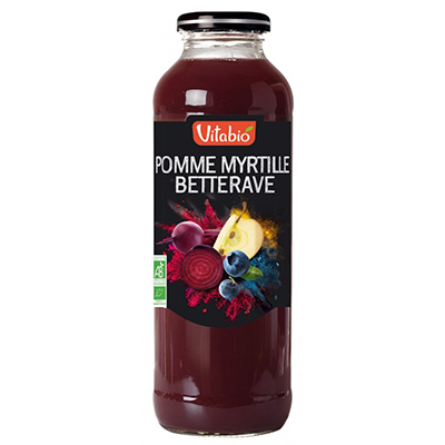 Lëng frutash koktej Bio me mollë, boronicë dhe panxhar - Bio Ju